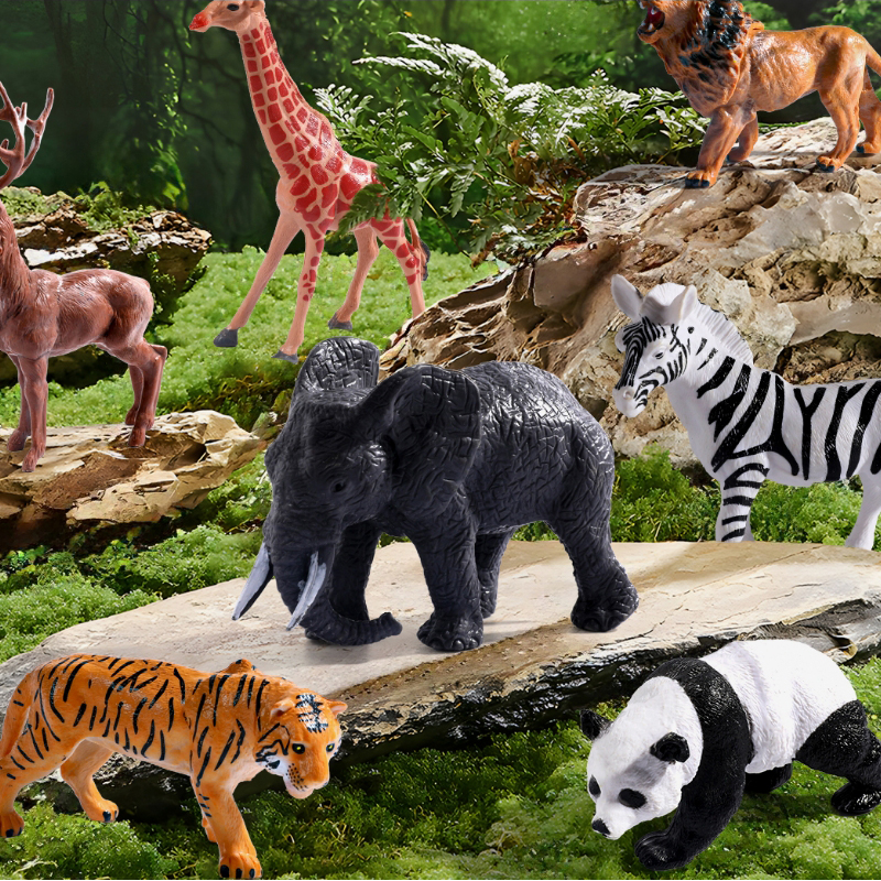 Children's Bionic Animal Model Simulation Large Baby Early Teaching ...