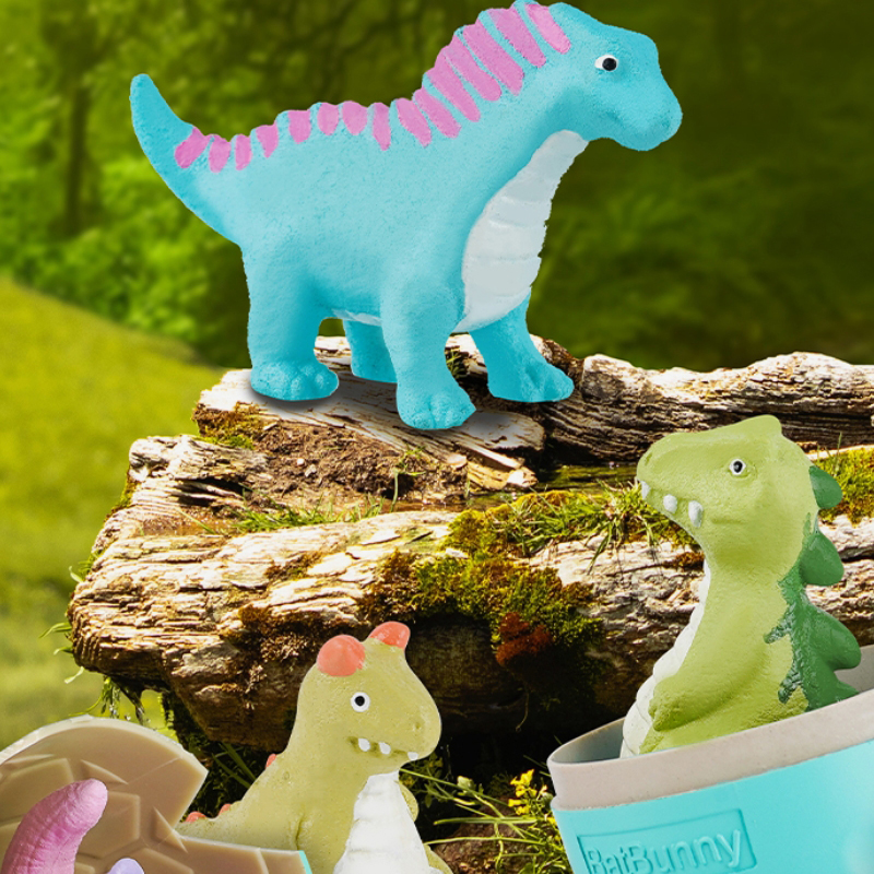 Bat rabbit breaks its shell. Dinosaur eggs hatched eggs bubbled eggs ...