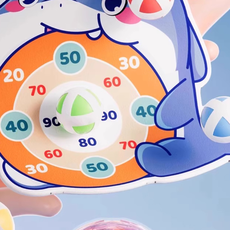 Whale ball ball gun target shooting sticky ball children's indoor boys ...